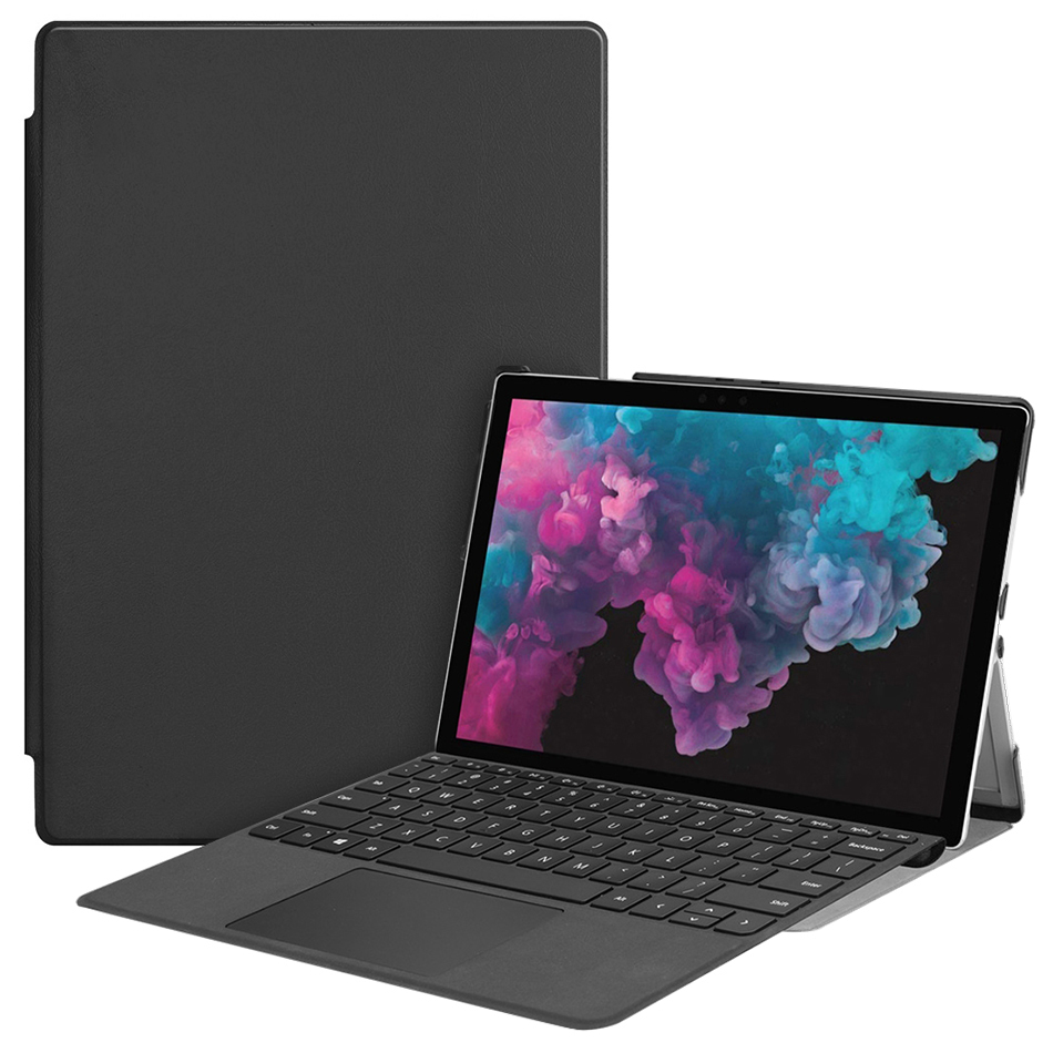 Black Smart Case & Stand for Microsoft Surface Pro 4 / 5 / 6